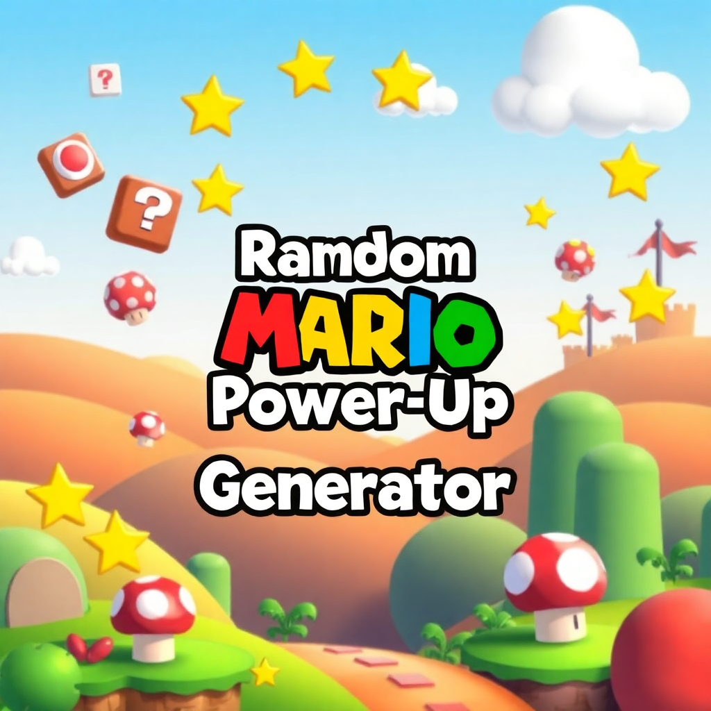 Best Random Mario Power Up Generator | Vondy