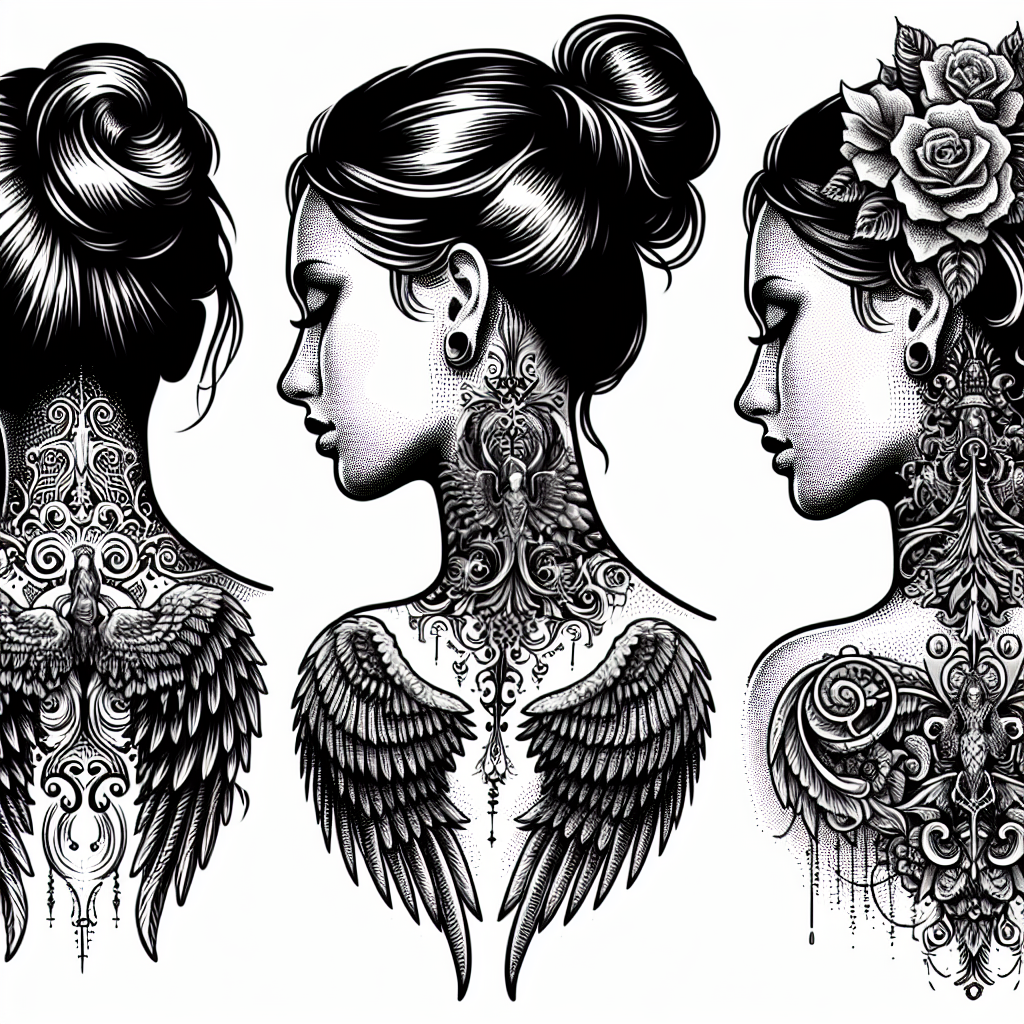 Best Angel Neck Tattoo Ideas Consultant | Vondy