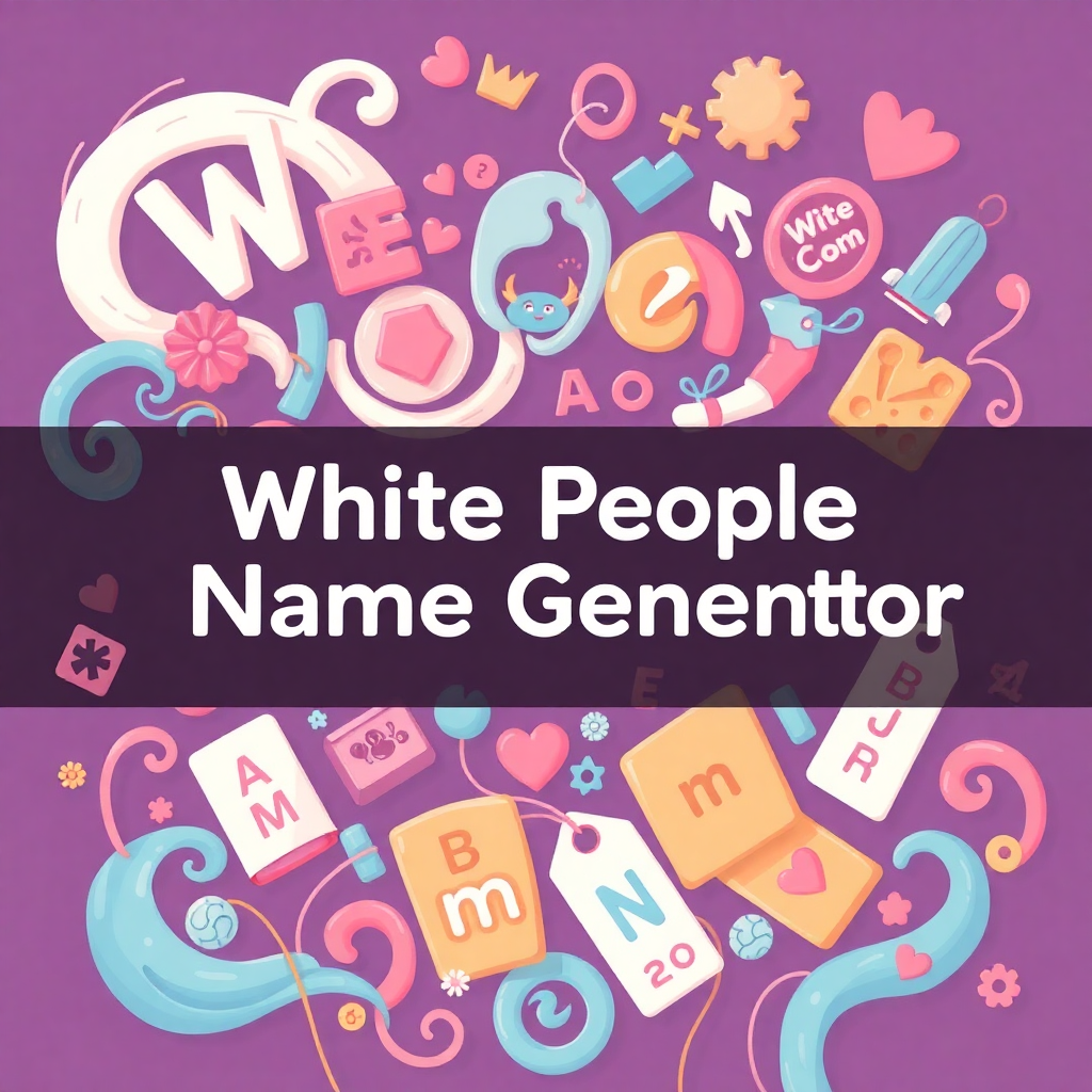 Best White People Name Generator | Vondy