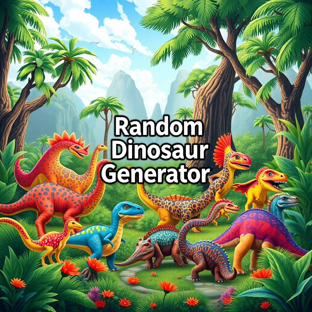 Best Random Dinosaur Generator | Vondy