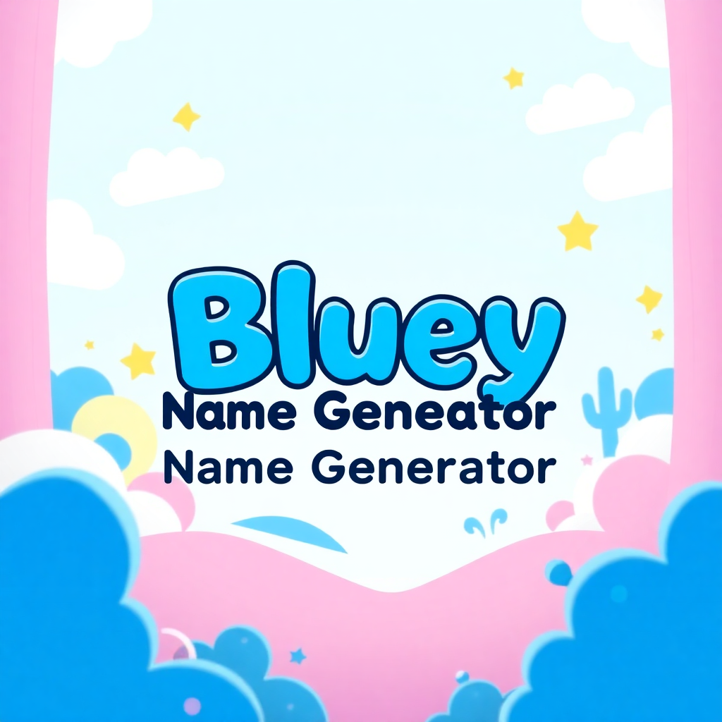 Best Bluey Name Generator | Vondy