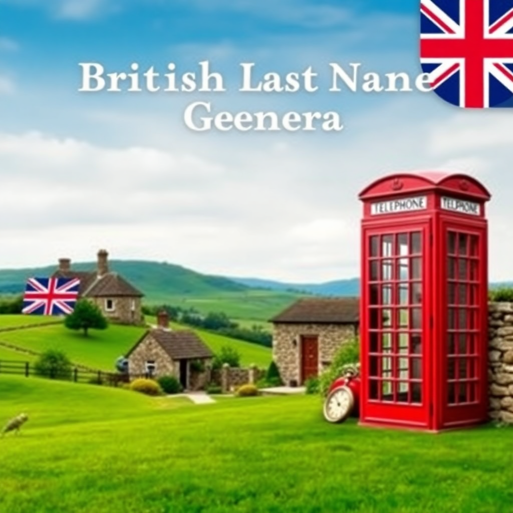 Best British Last Name Generator | Vondy