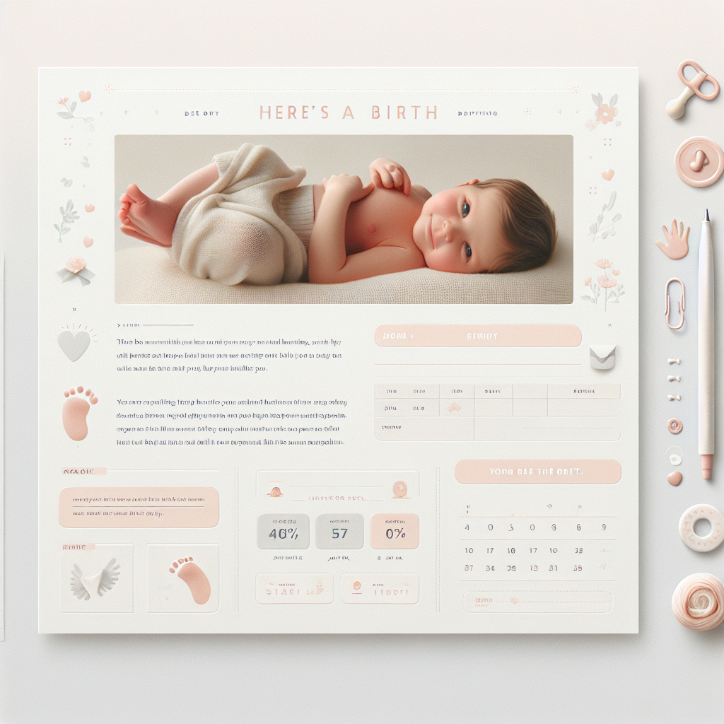 Birth Announcement Email Examples