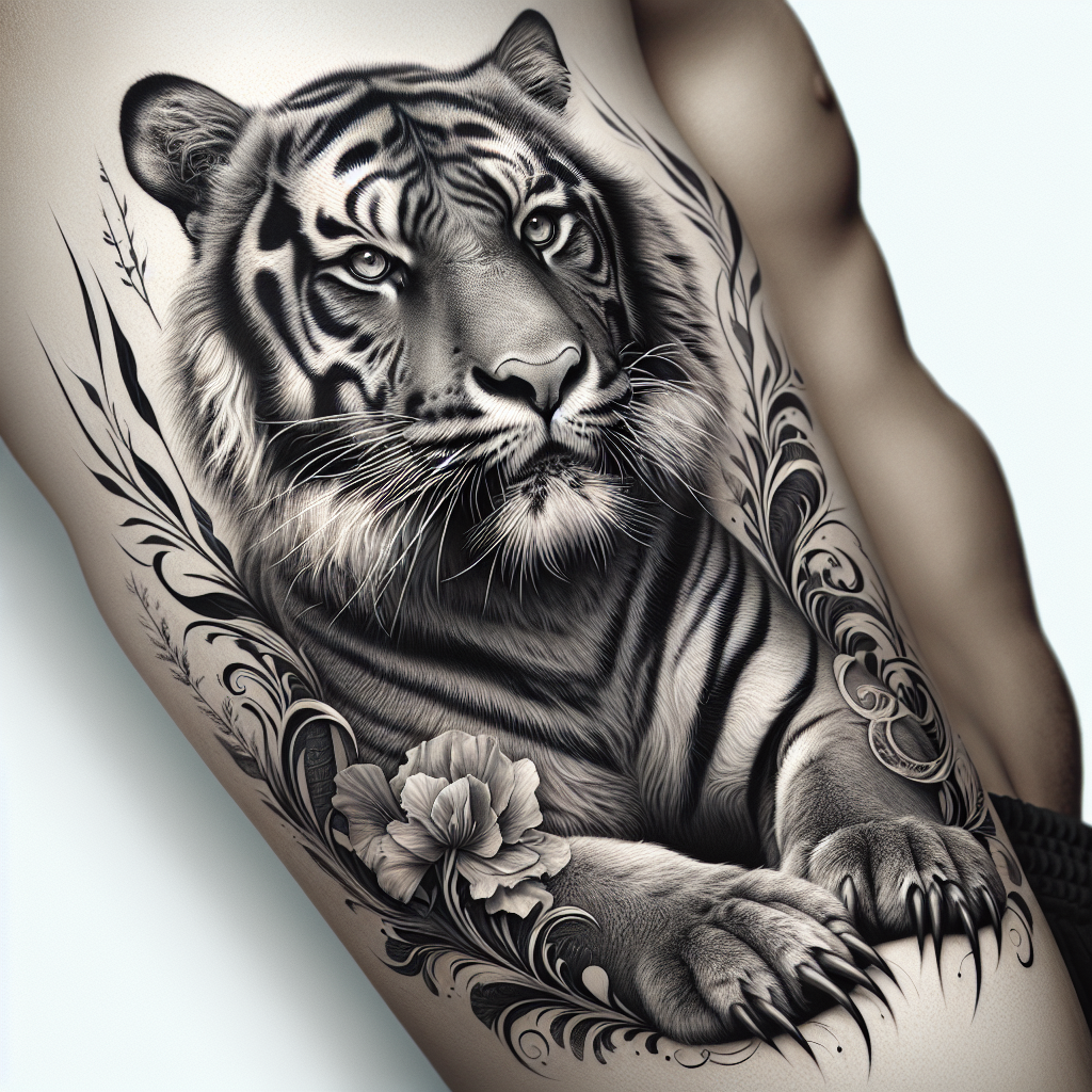 Best Realism Tiger Tattoo Generator | Vondy