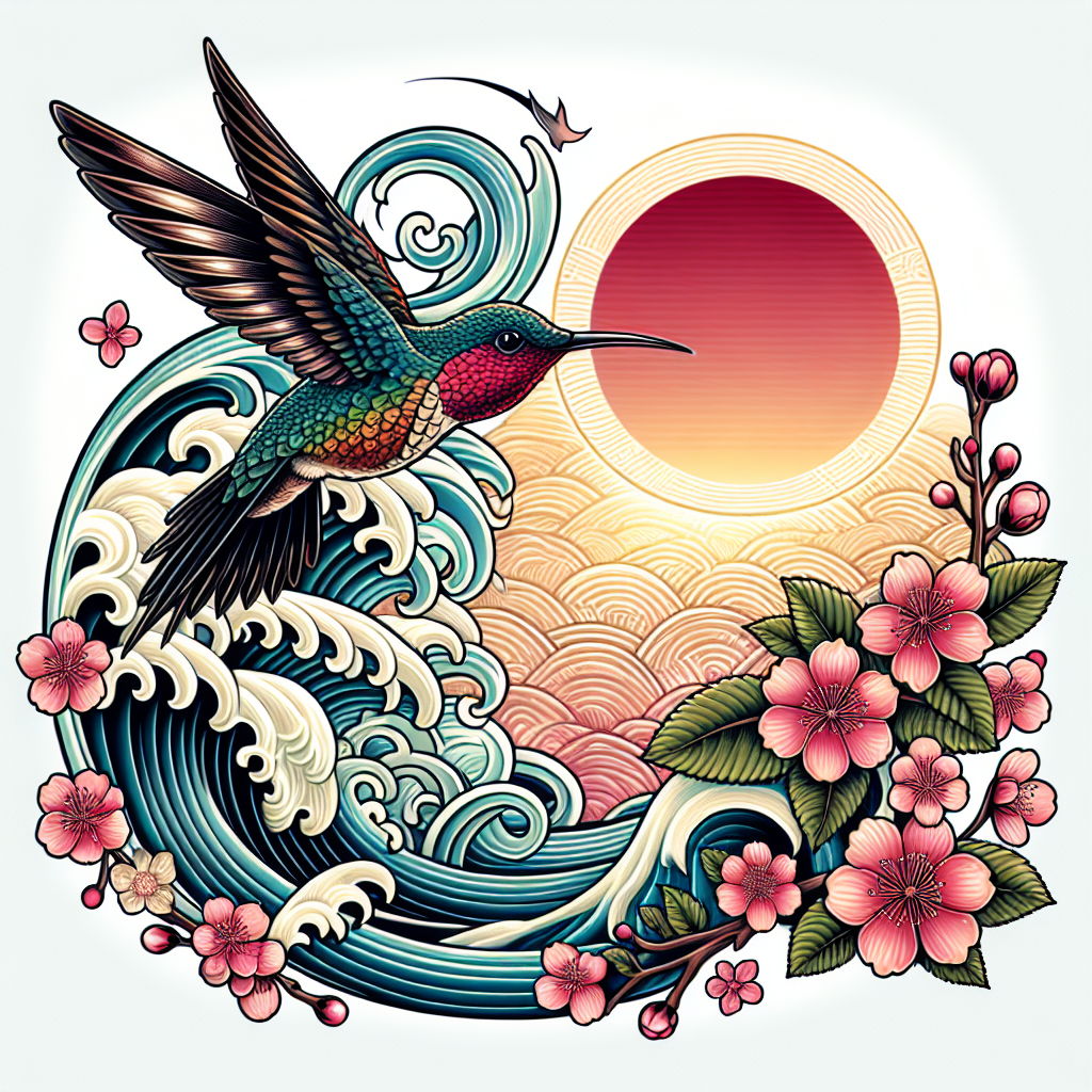Best Japanese Hummingbird Tattoo Generator | Vondy