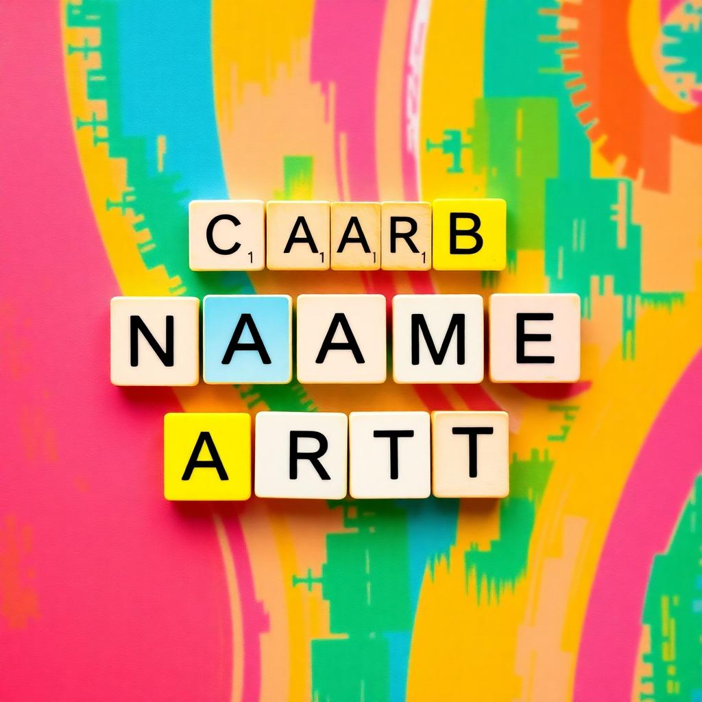 Best Scrabble Name Art Generator | Vondy