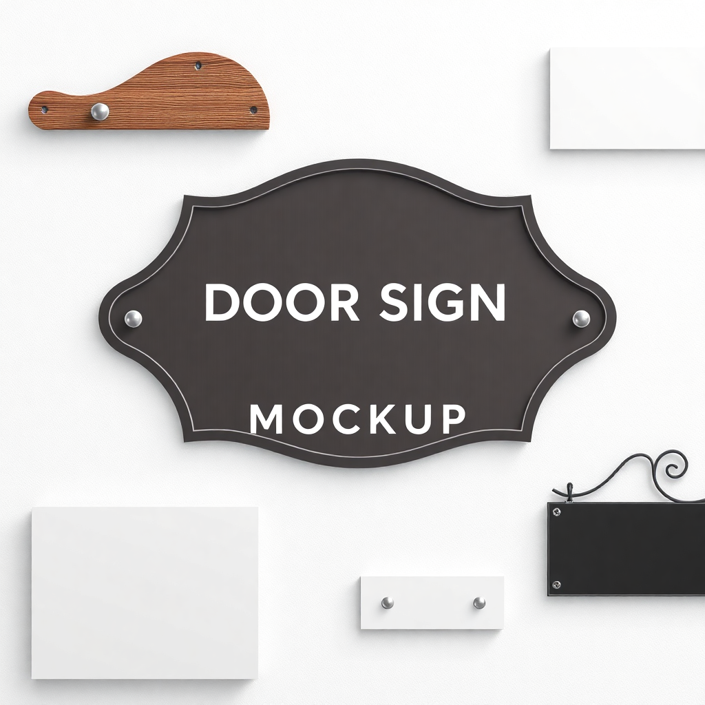 Best Door Sign Mockup | Vondy