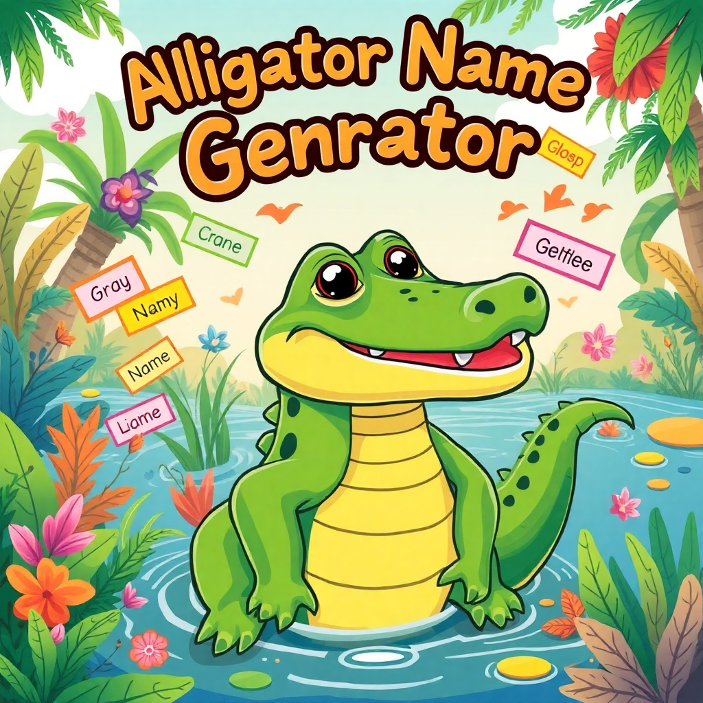 Best Alligator Name Generator | Vondy