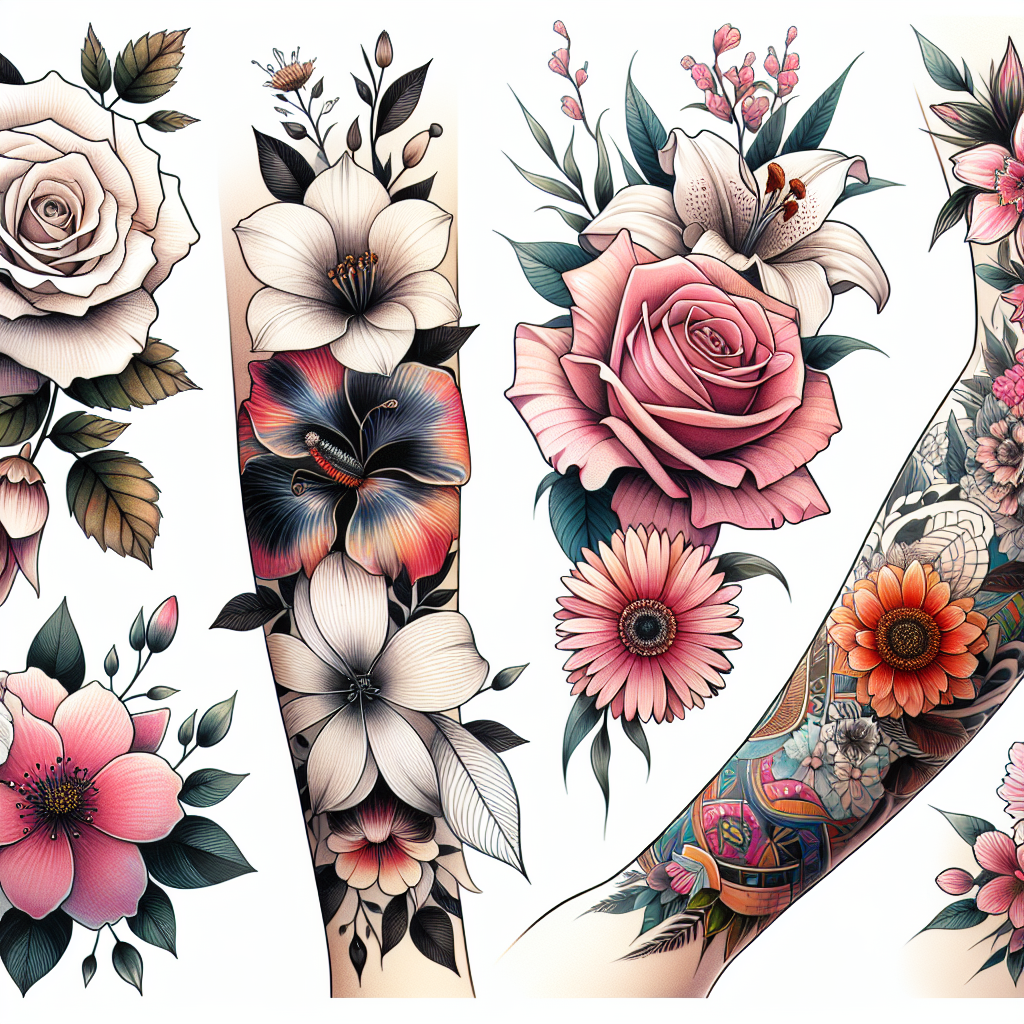 Best Upper Arm Flower Tattoo Ideas | Vondy