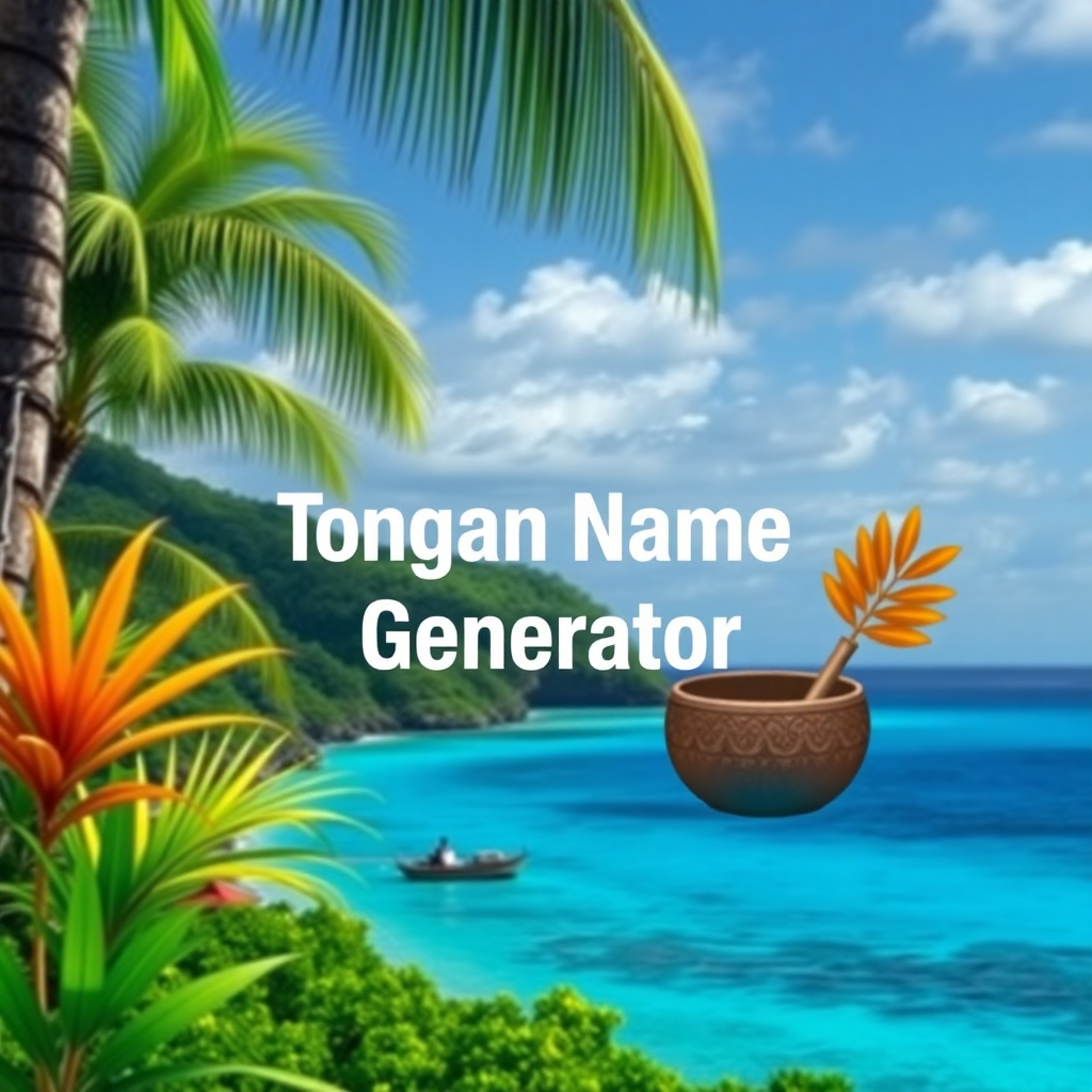 Best Tongan Name Generator | Vondy