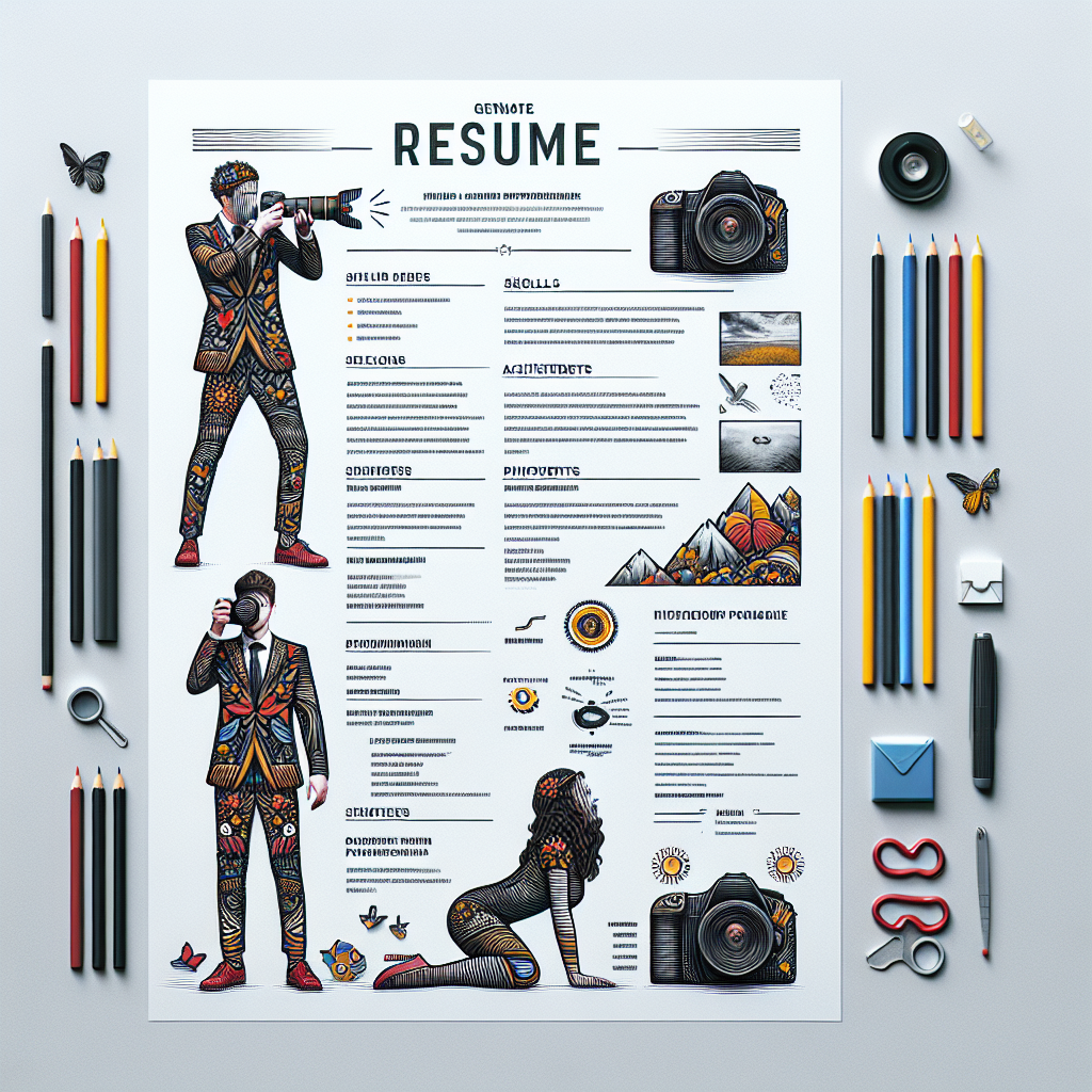 Best Photographer Resume Generator | Vondy