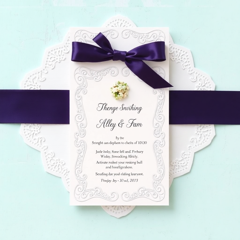 Best Wedding Invitation Ribbon Ideas | Vondy