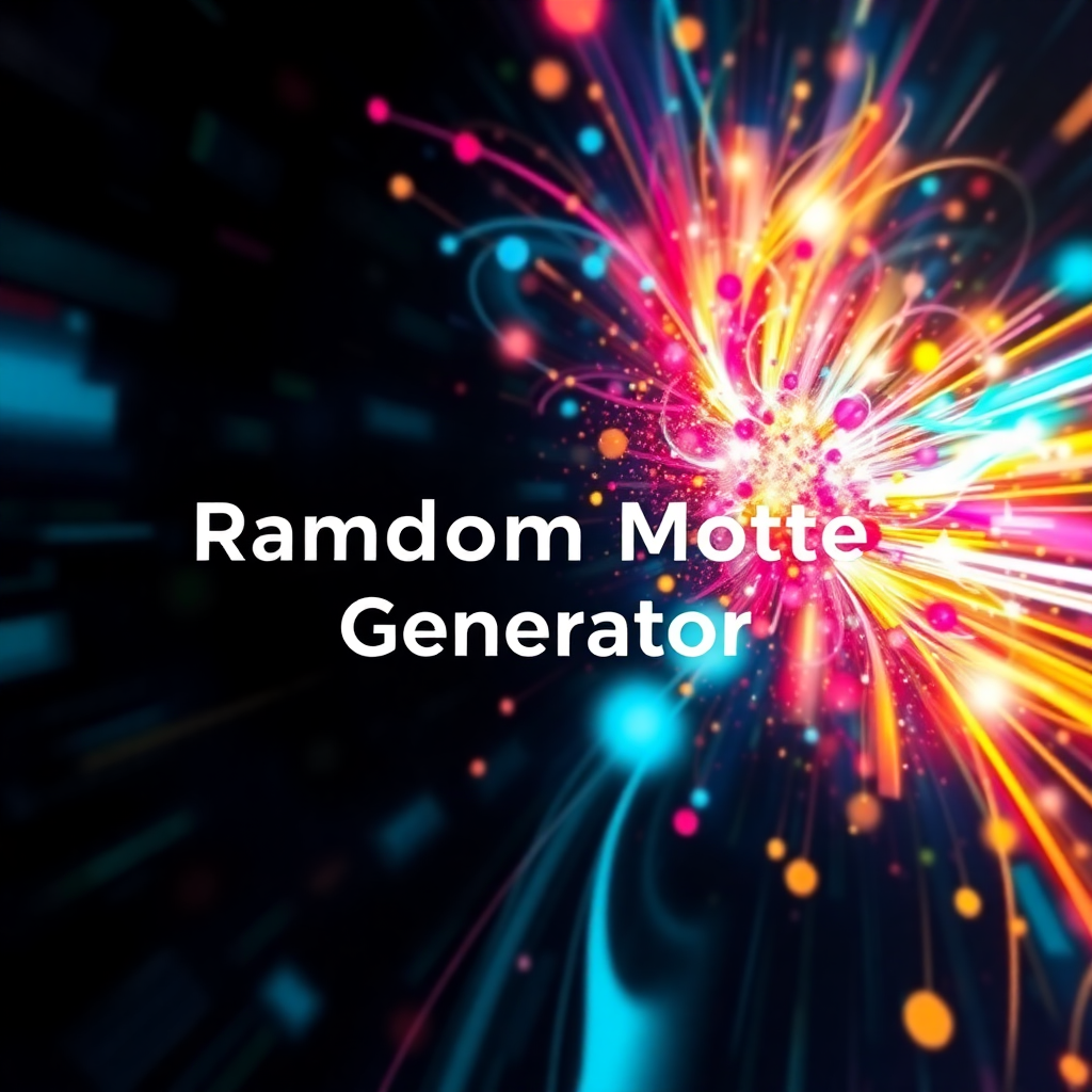 Best Random Motto Generator | Vondy