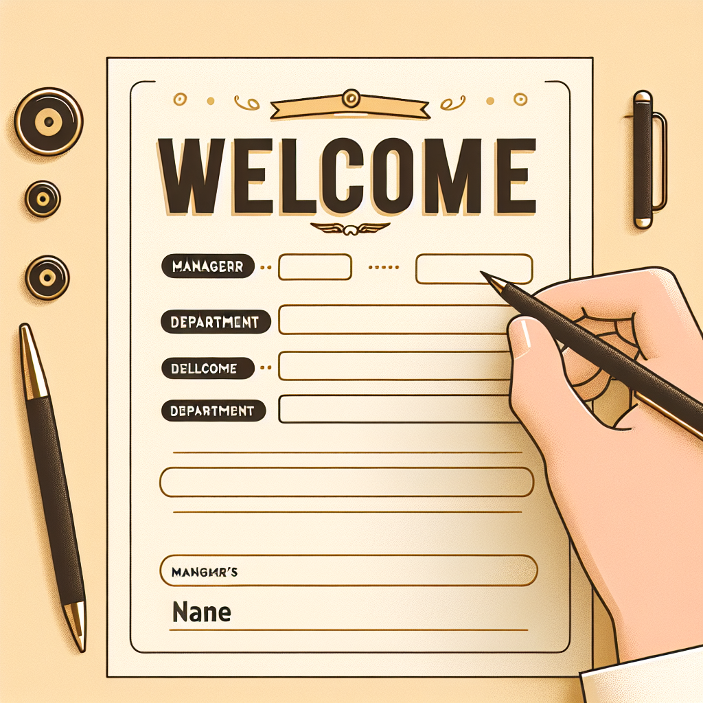 Best Welcome New Manager Email Template | Vondy