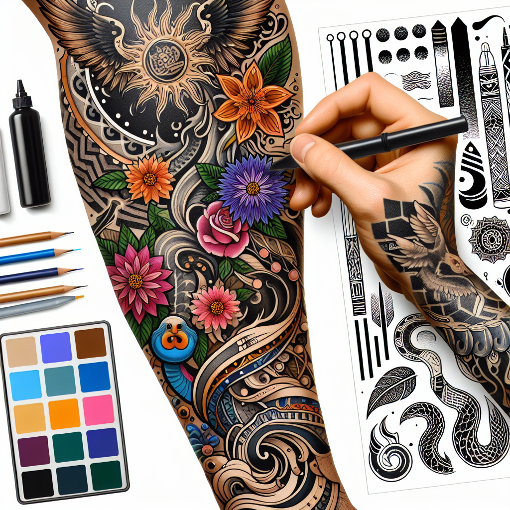 Best Half Leg Sleeve Tattoo Ideas Vondy