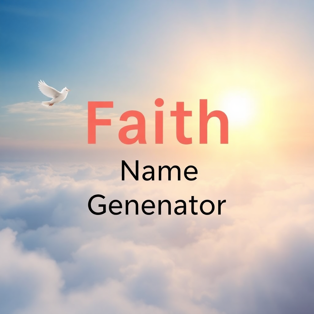 Best Faith Name Generator | Vondy