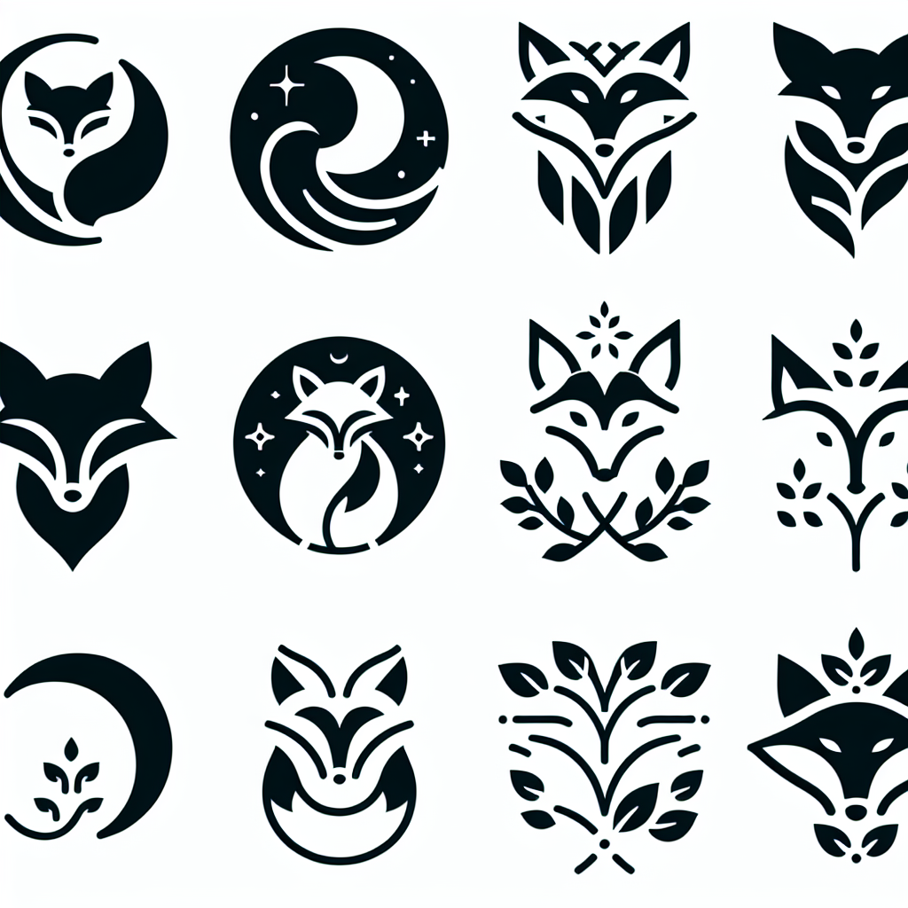 Best Minimalist Fox Tattoo Generator | Vondy