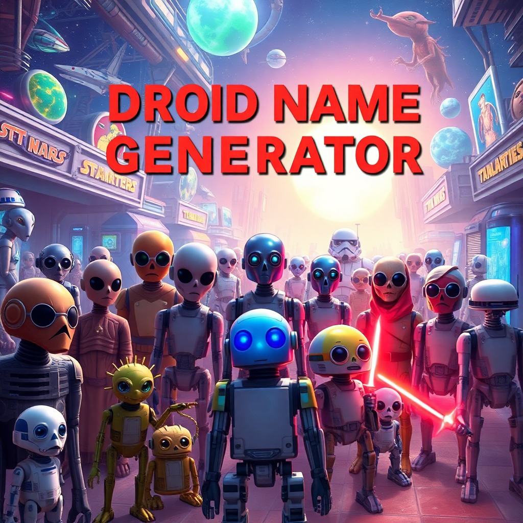 Best Droid Name Generator Star Wars | Vondy