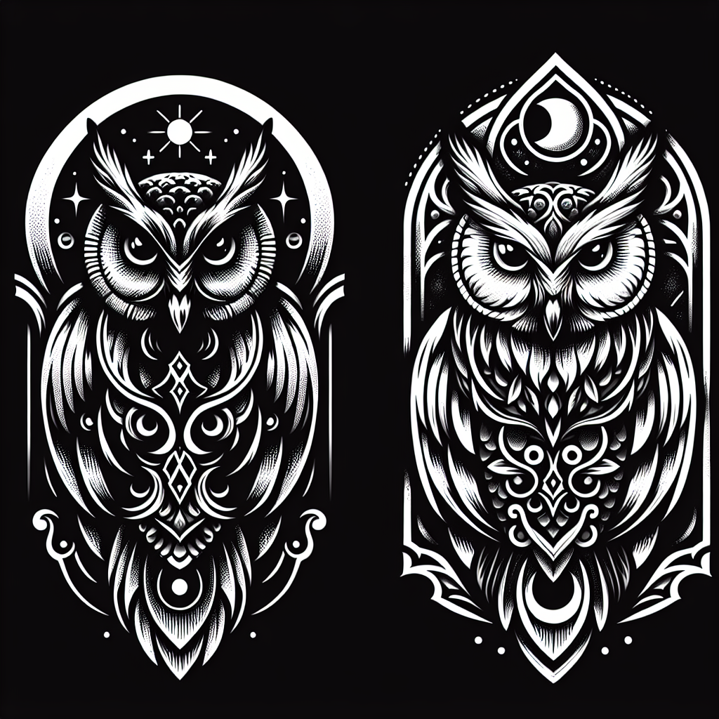 Best Gothic Owl Tattoo Generator | Vondy