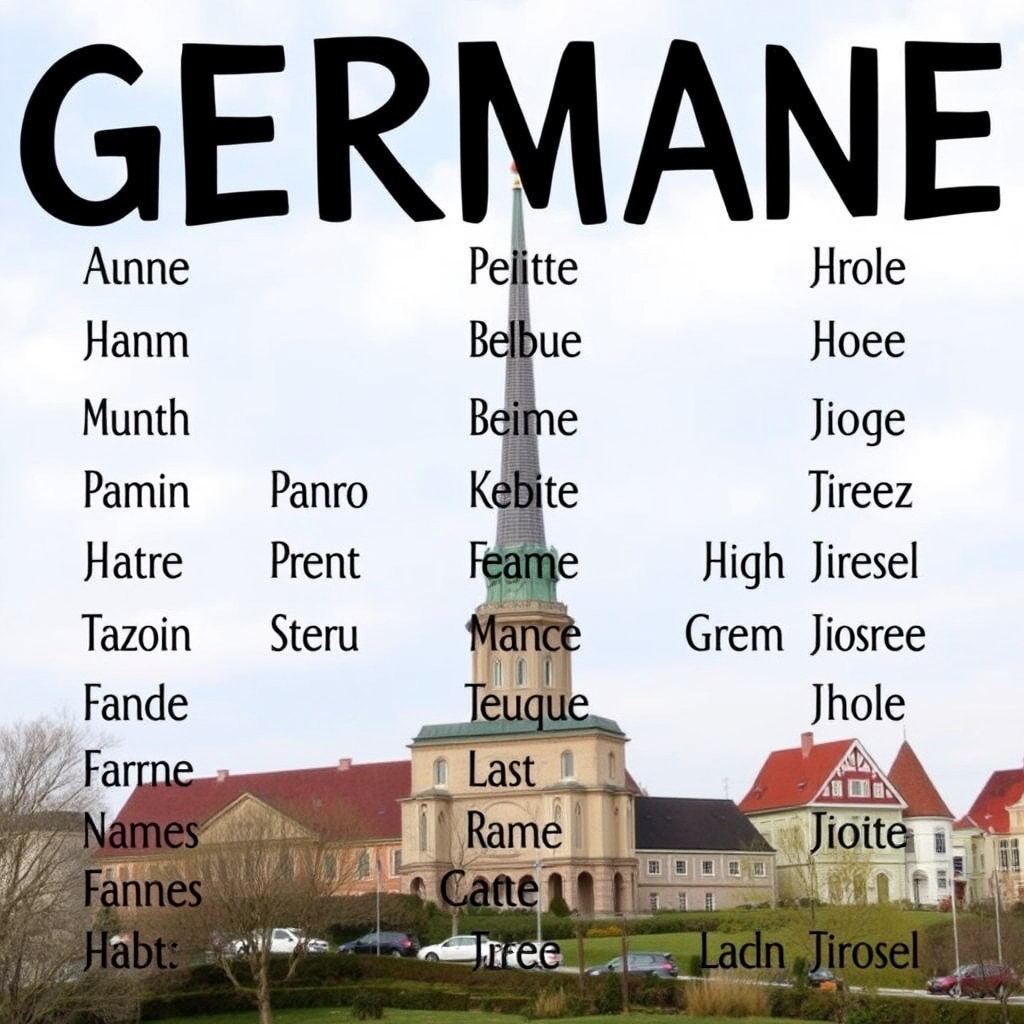 Best German Name Generator | Vondy
