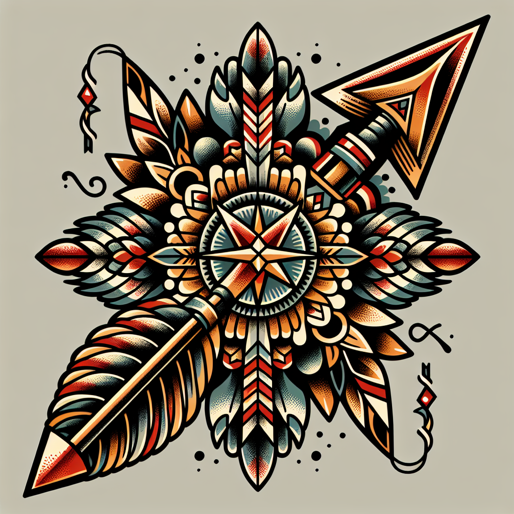 Best American Traditional Arrow Tattoo Generator | Vondy