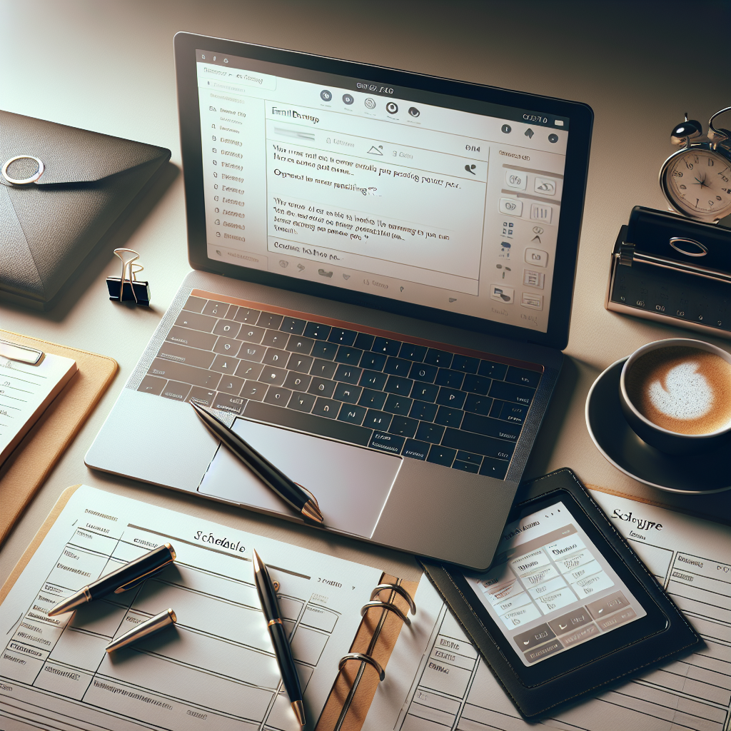 Best Schedule Email Template | Vondy