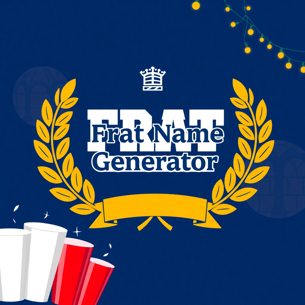 Best Frat Name Generator | Vondy