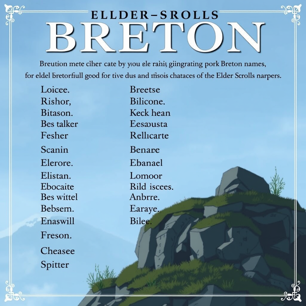 Best Breton Name Generator | Vondy