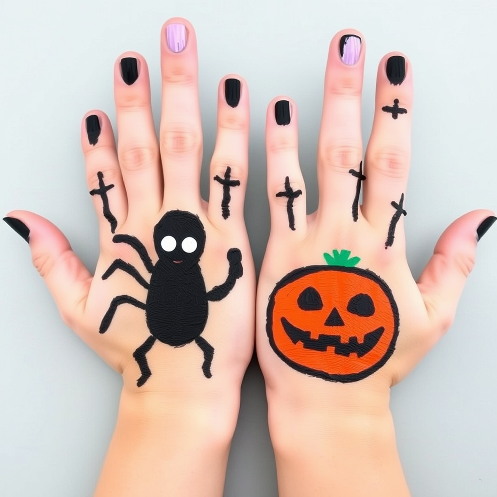 Best Halloween Hand Painting Ideas | Vondy