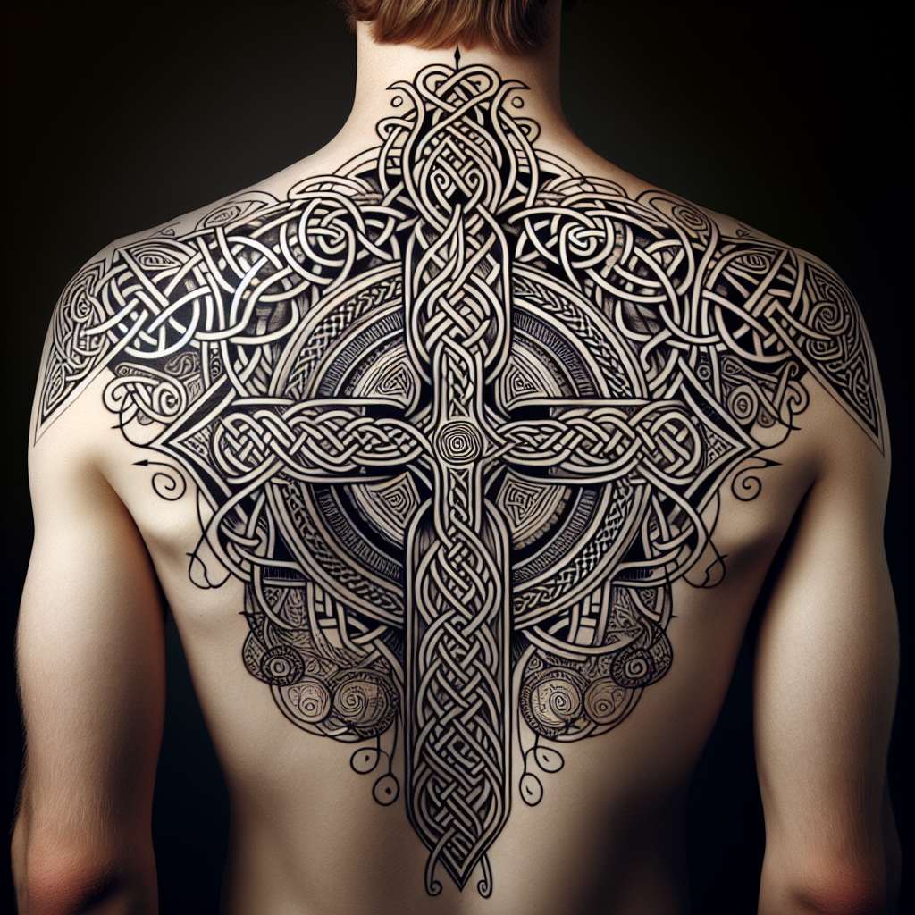 Celtic Tribal Back Tattoos