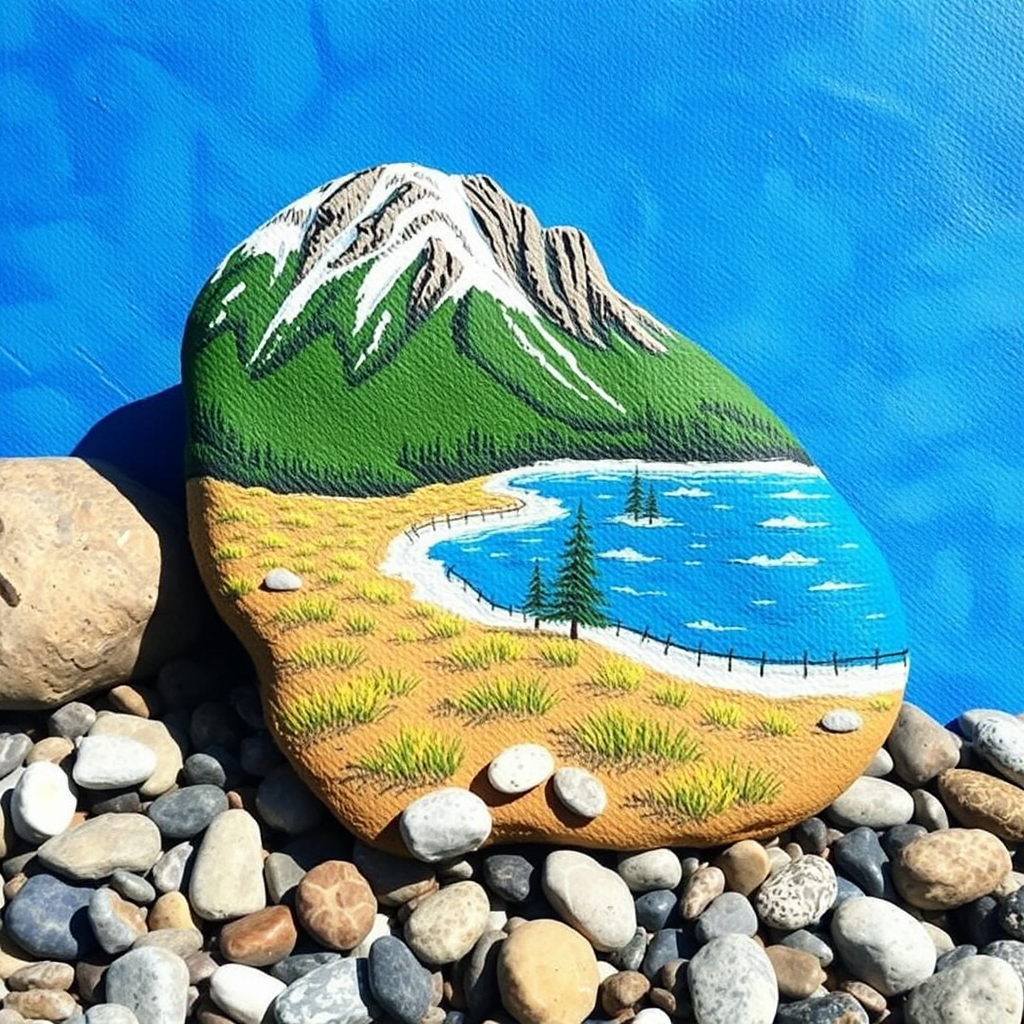 Best Rock Painting Landscape Ideas | Vondy