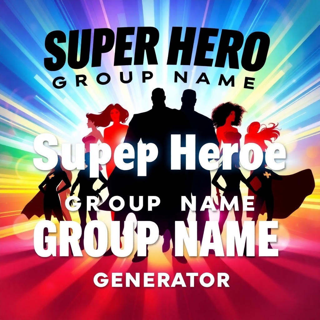 Best Super Hero Group Name Generator | Vondy