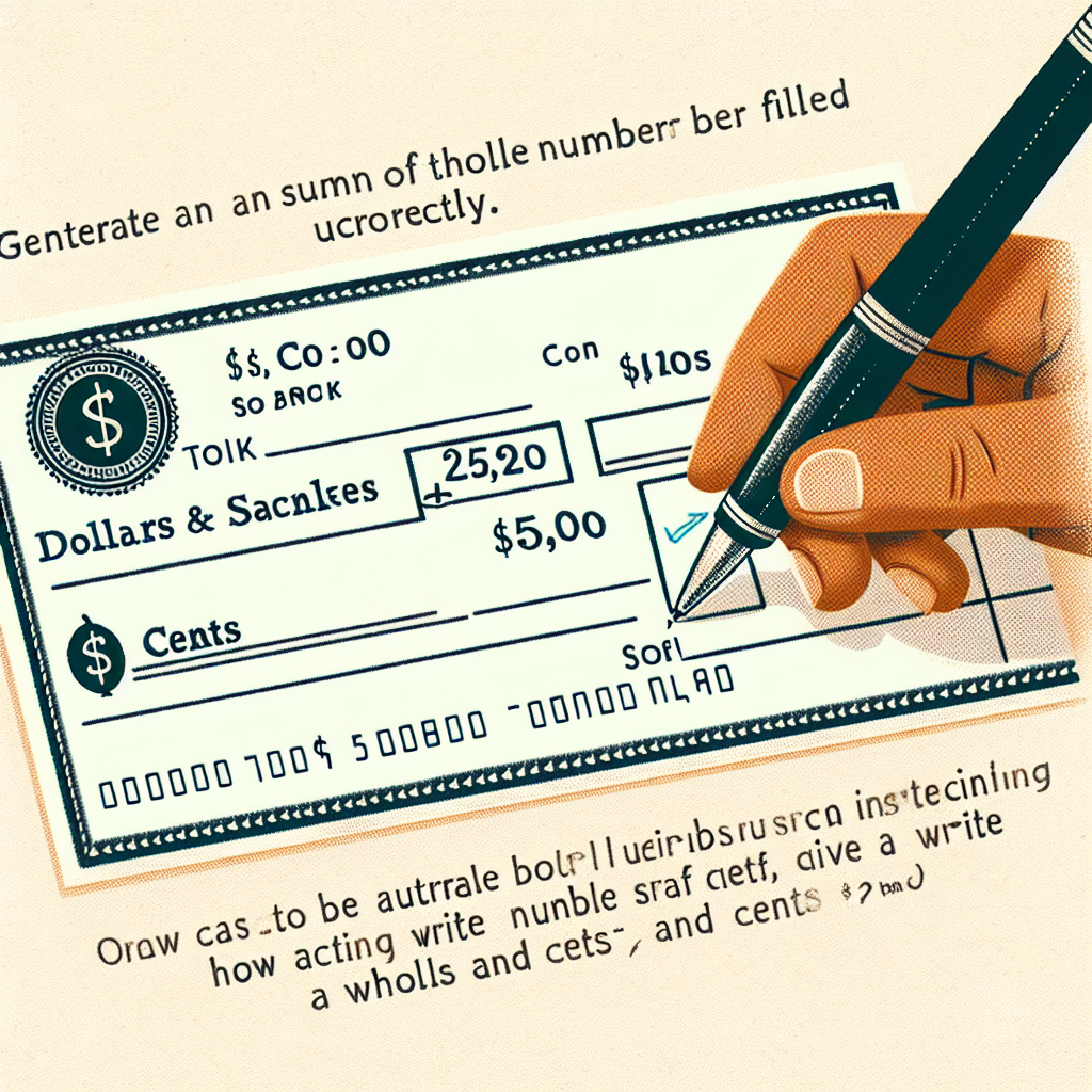 How To Write Out Numbers On A Check Vondy