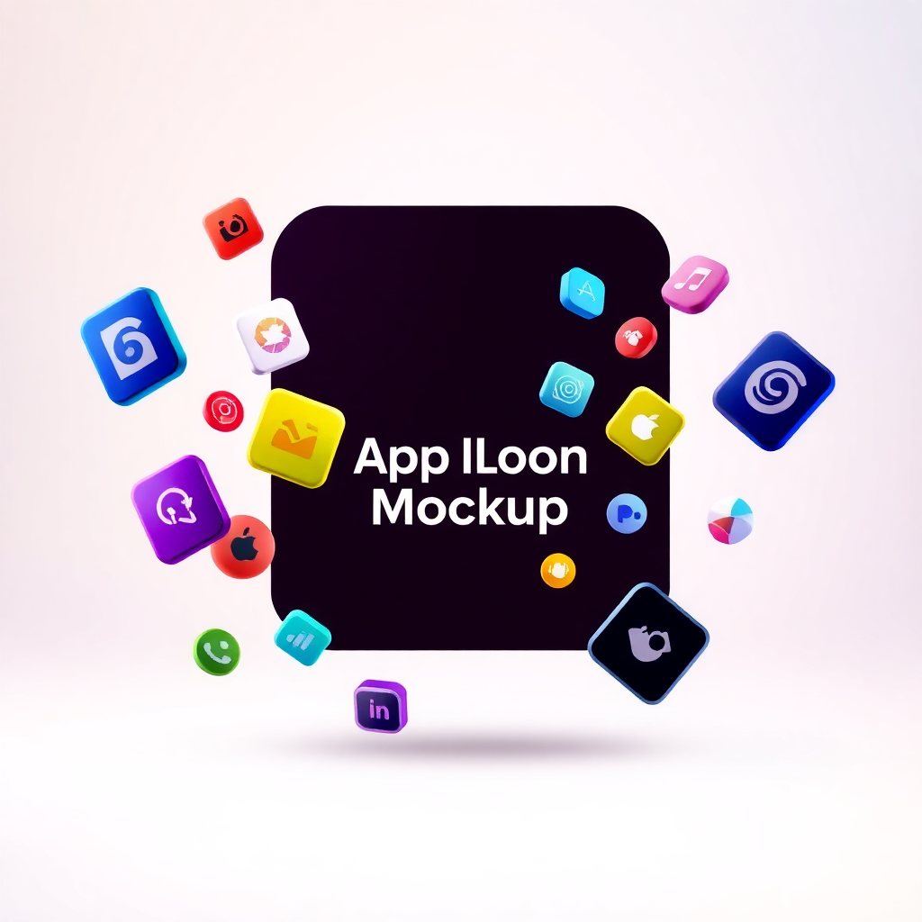 Best App Icon Mockup | Vondy