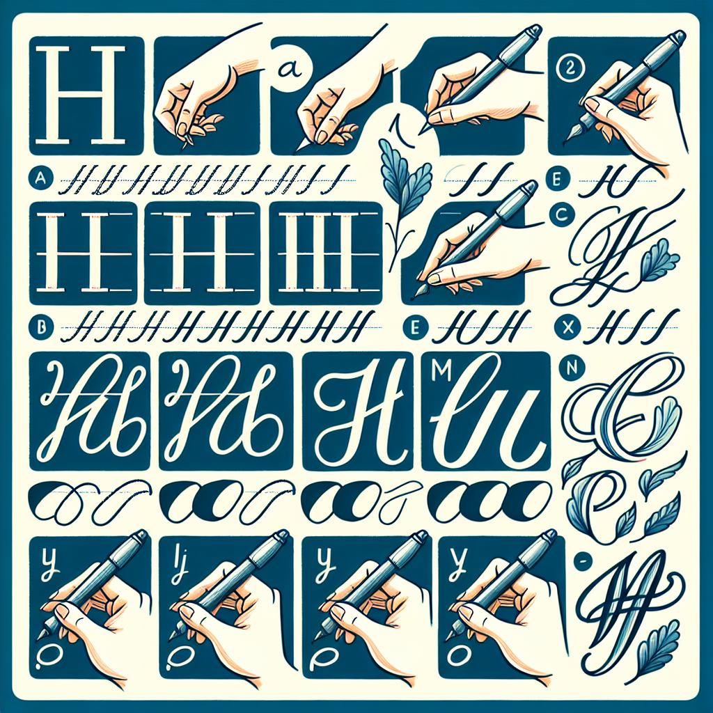 How To Write A Cursive H | Vondy