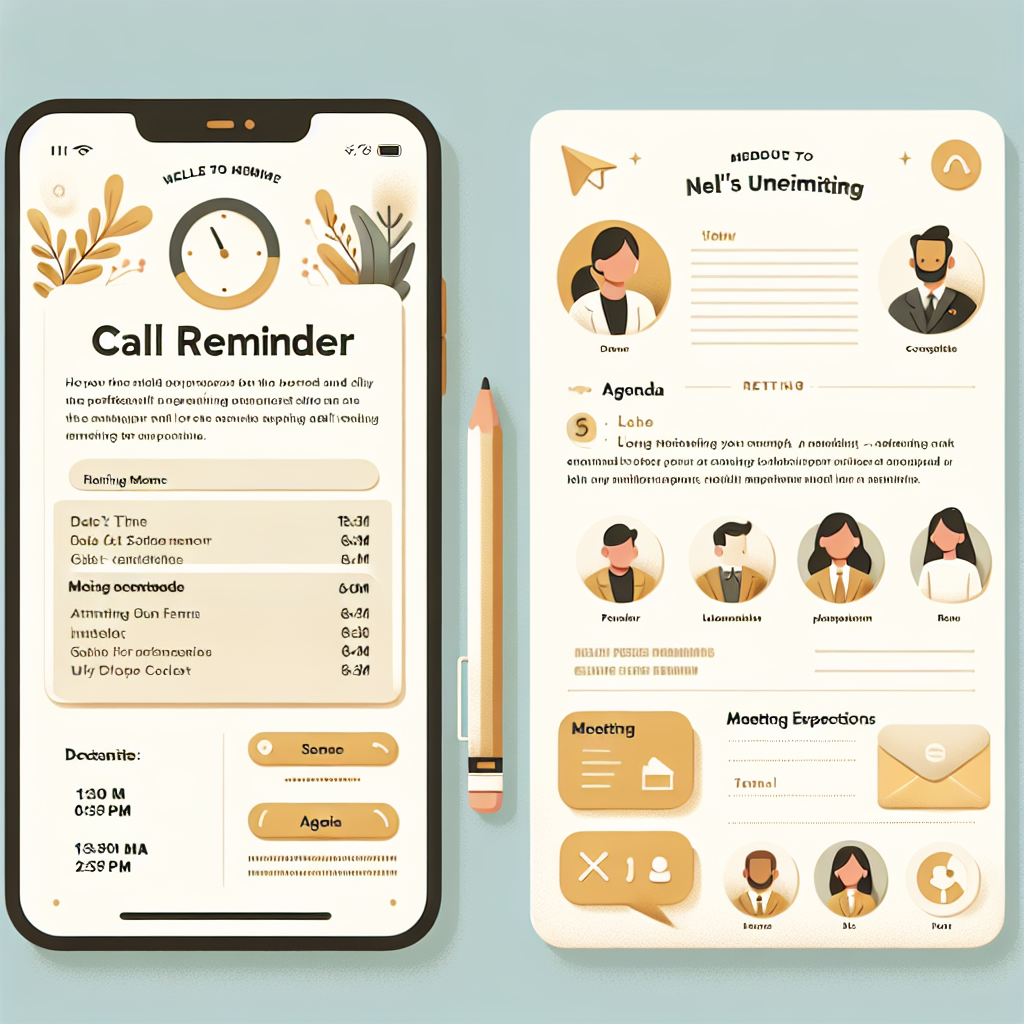 Best Call Reminder Email Template | Vondy