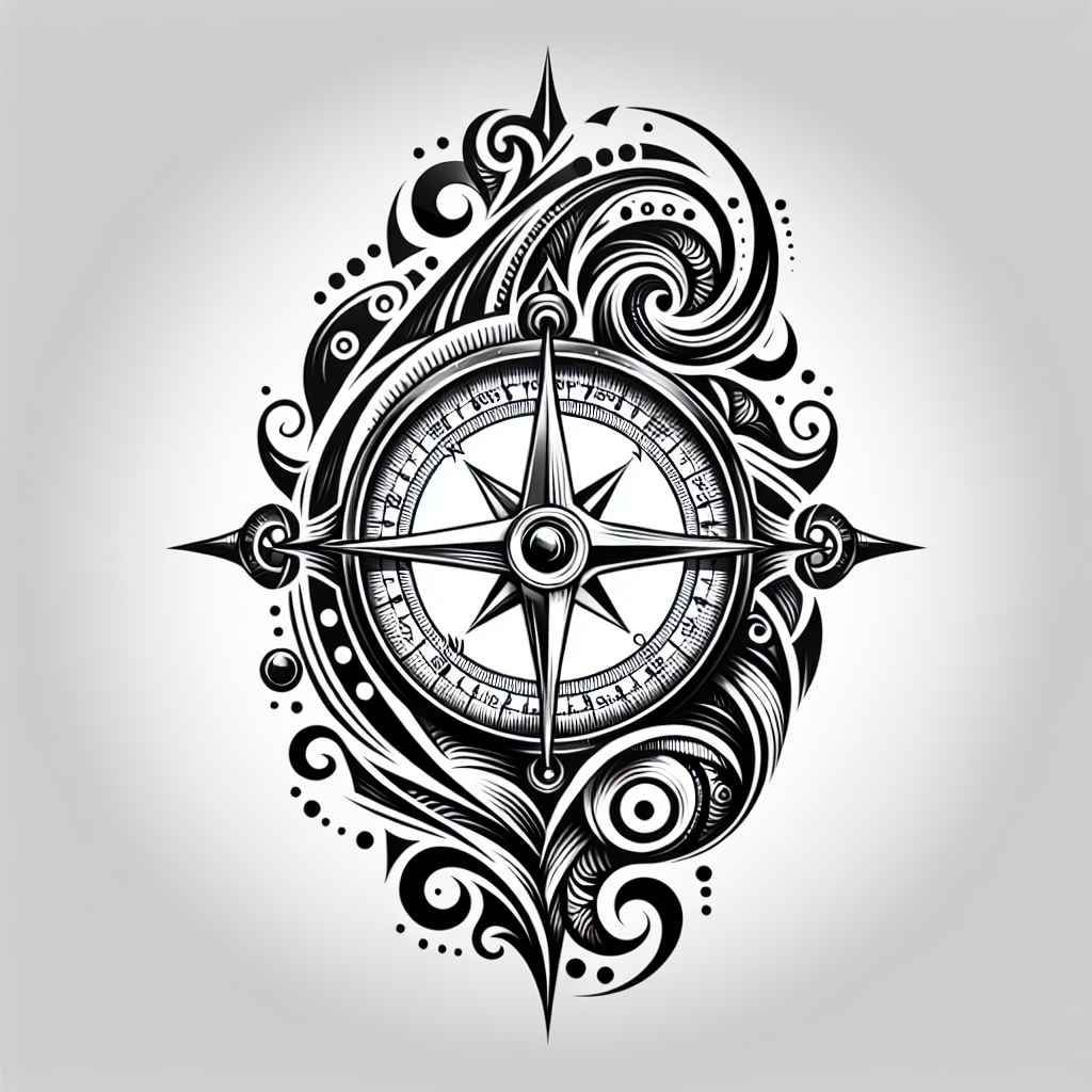 Best Tribal Fusion Compass Tattoo Generator | Vondy
