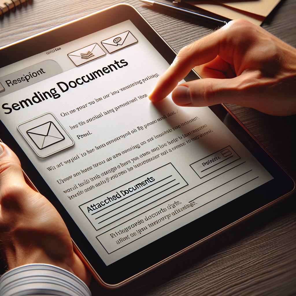 Best Sending Documents Email Template | Vondy