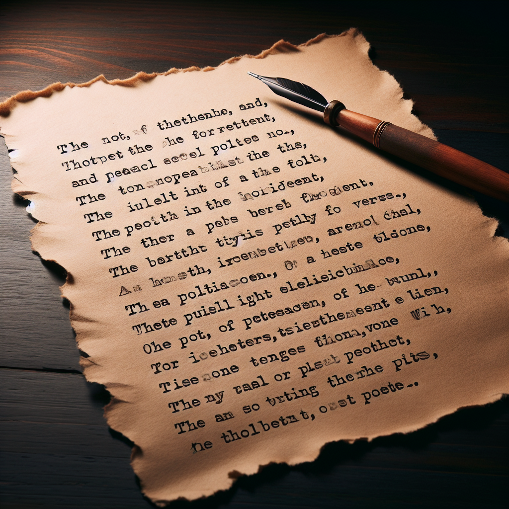 Best Political Poem Generator | Vondy