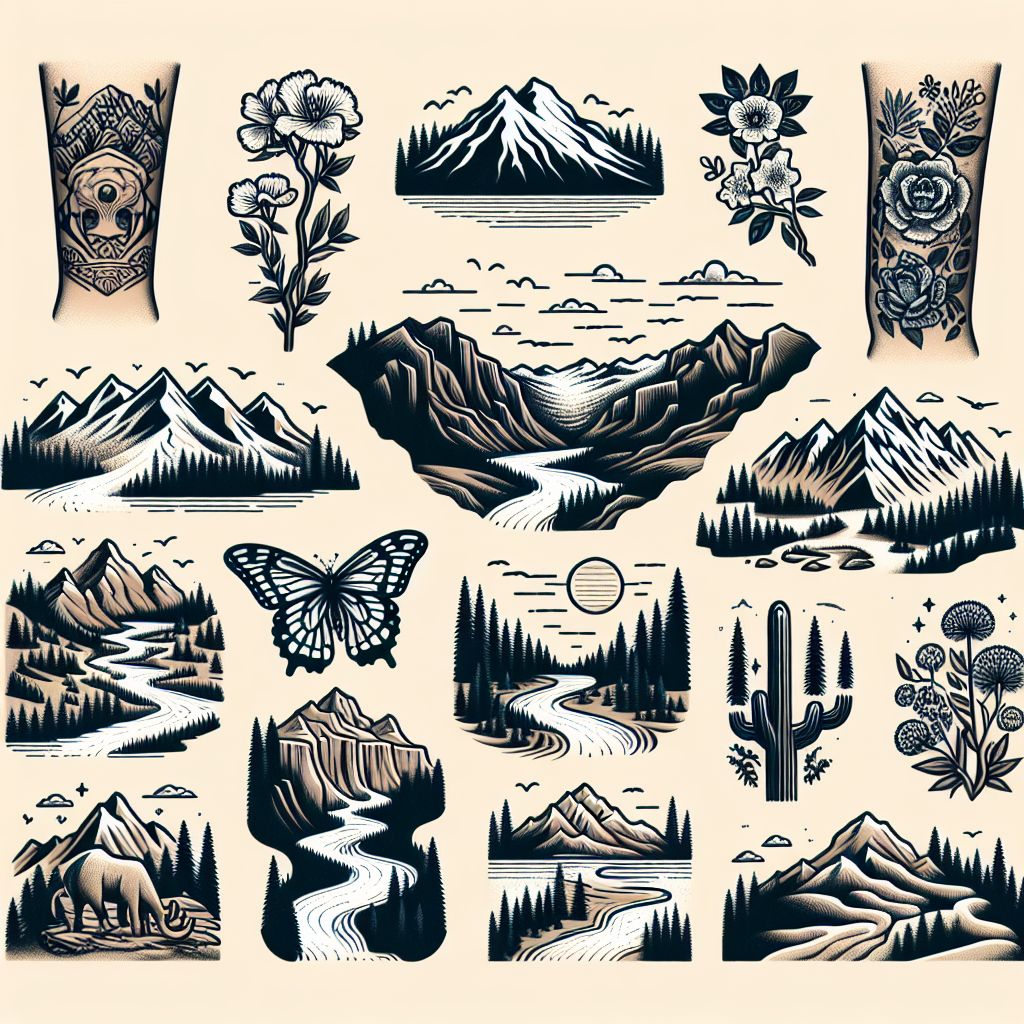 National park tattoo | Orangetattooshop.com