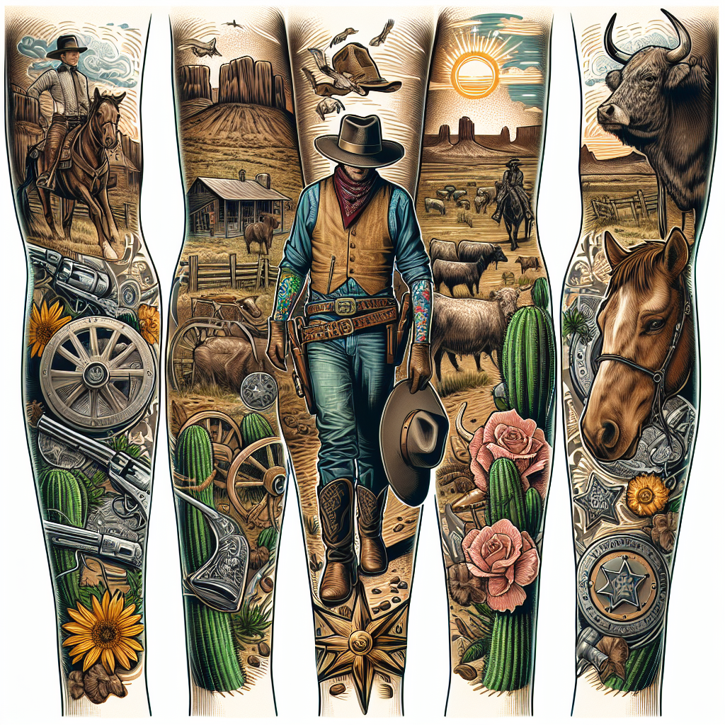 Country style tattoos - Calaverastattoos.com