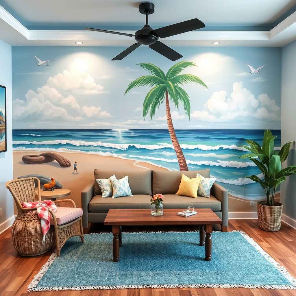 Best Beach Wall Painting Ideas | Vondy
