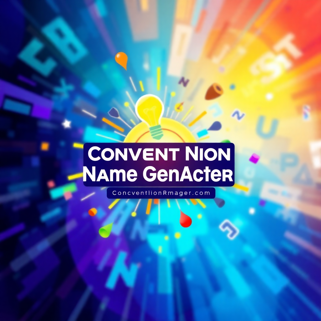 Best Convention Name Generator | Vondy
