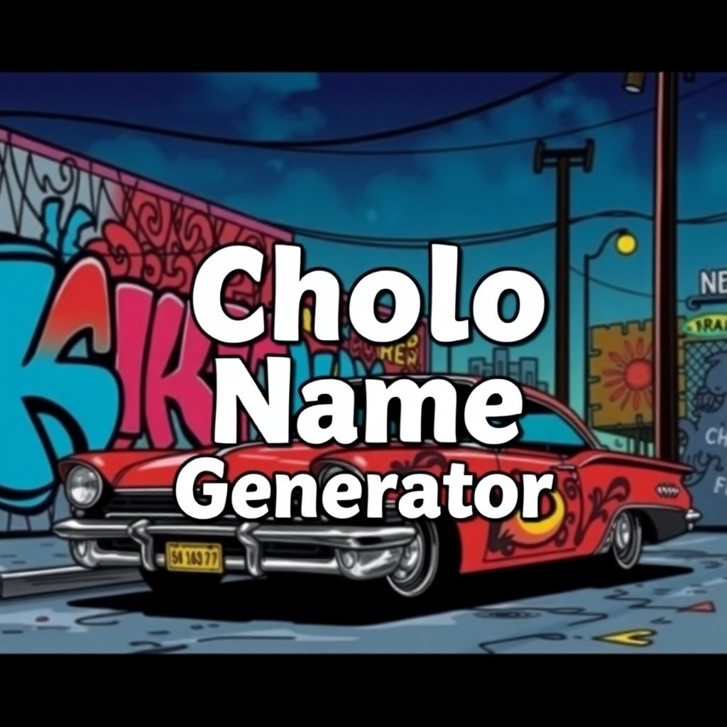 Best Cholo Name Generator | Vondy