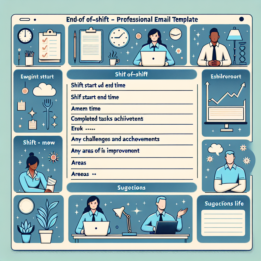 Best End Of Shift Email Template | Vondy