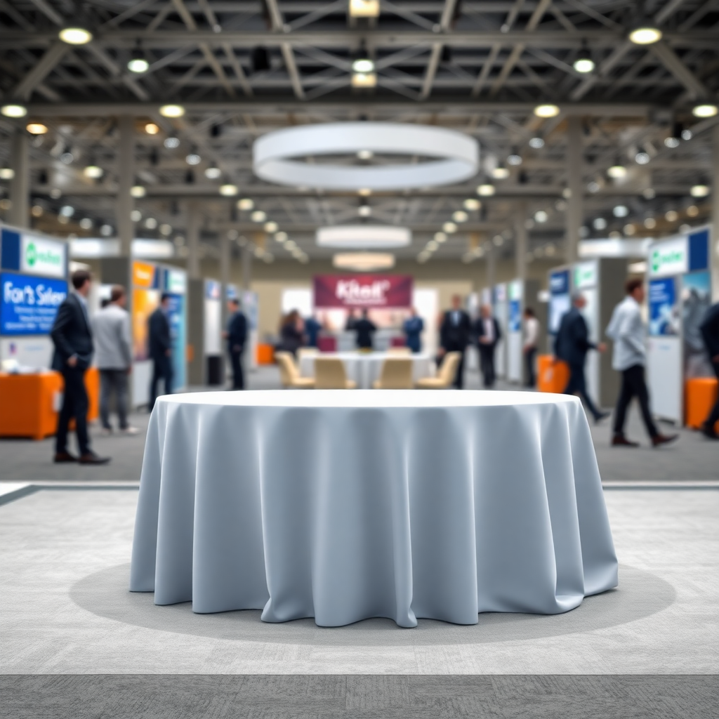 Best Trade Show Tablecloth Mockup Free | Vondy