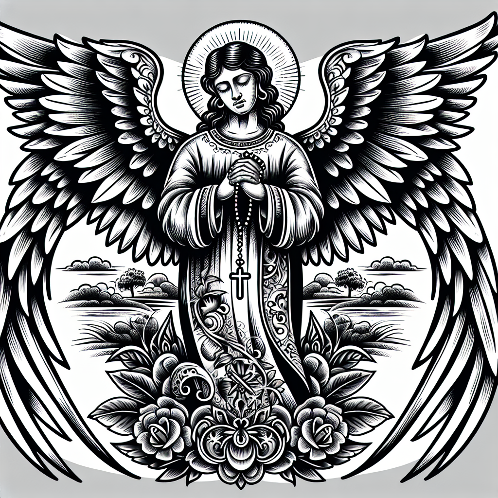 Best Chicano Angel Tattoo Generator | Vondy