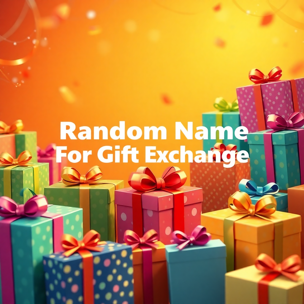 Best Random Name Generator For Gift Exchange | Vondy
