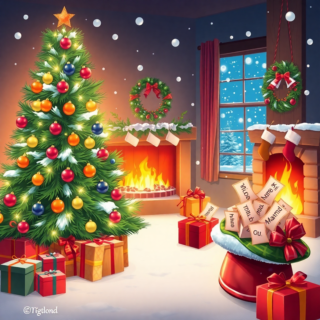 Best Christmas Name Drawing Generator | Vondy