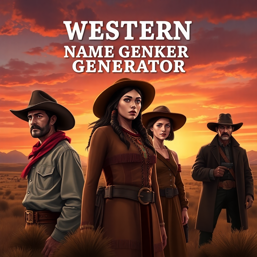 Best Western Character Name Generator | Vondy